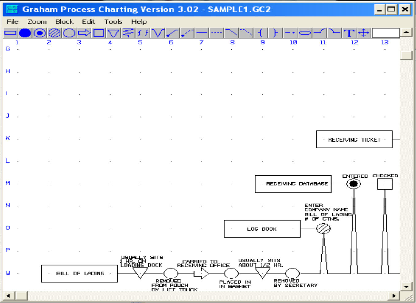 Version 8 features of Graham Process Mapping Software